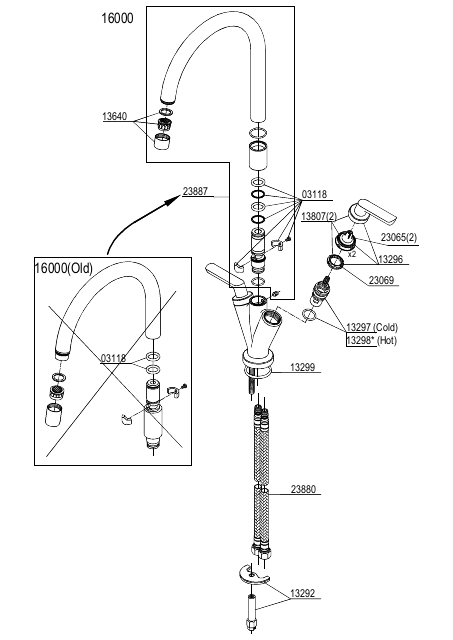 Venus Chrome Kitchen Mixer [https://damixa.com]